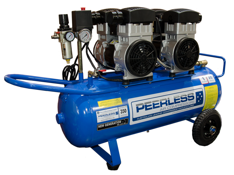 Peerless Oilless Twin Pump 25, 350LPM » Trade Series by Peerless